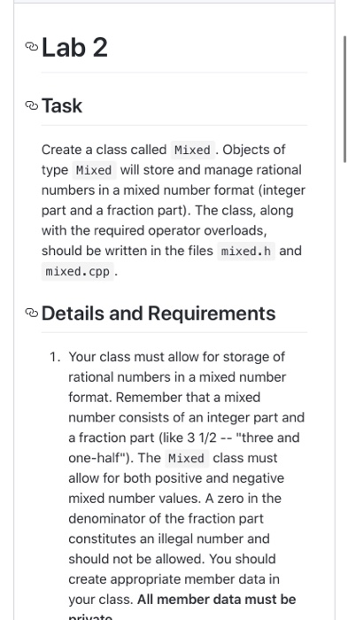 Solved Lab 2 Task Create A Class Called Mixed Objects Of