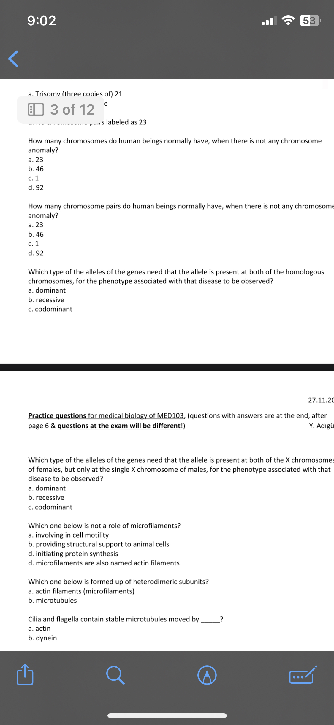 9:0253a. ﻿Trisomv (three conies of) 21国 3 ﻿of | Chegg.com