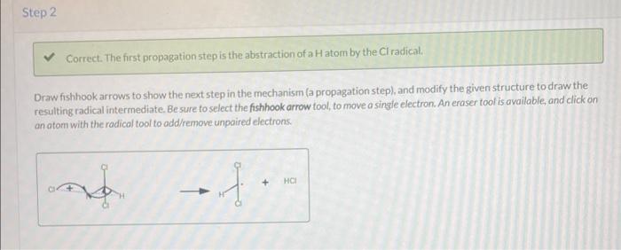 Solved Correct. This mechanism begins with an initiation | Chegg.com