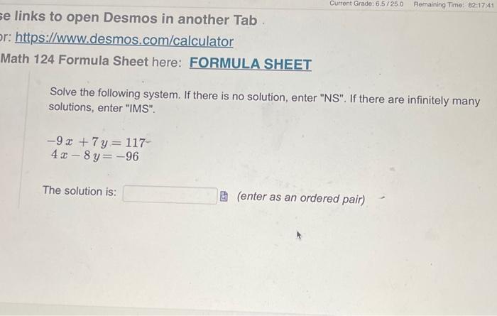 Solved ttps://www.desmos.com/calculator h 124 Formula Sheet | Chegg.com