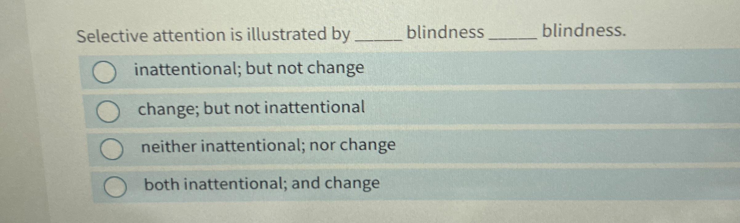 Solved Selective attention is illustrated | Chegg.com