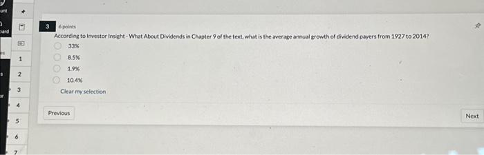 Solved unt ) bard es S ar 3 1 2 4 D 5 D 6 7 4 3 6 points | Chegg.com Solved unt ) bard es S ar 3 1 2 4 D 5 D 6 7 4 3 6 points | Chegg.com