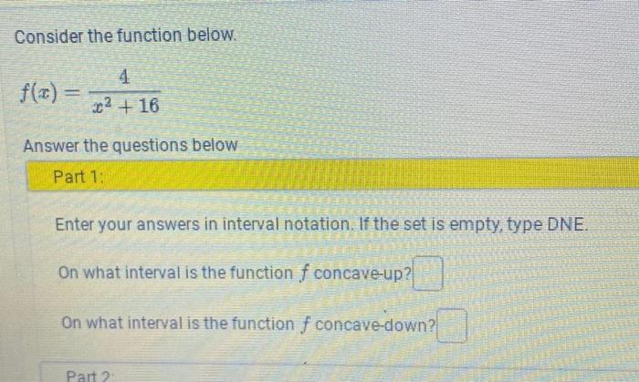 Solved Consider the function below. f(x)=x3+6x2+12x+16 | Chegg.com