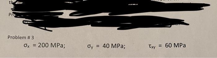 Solved For each set of given stresses on an element (i) draw | Chegg.com