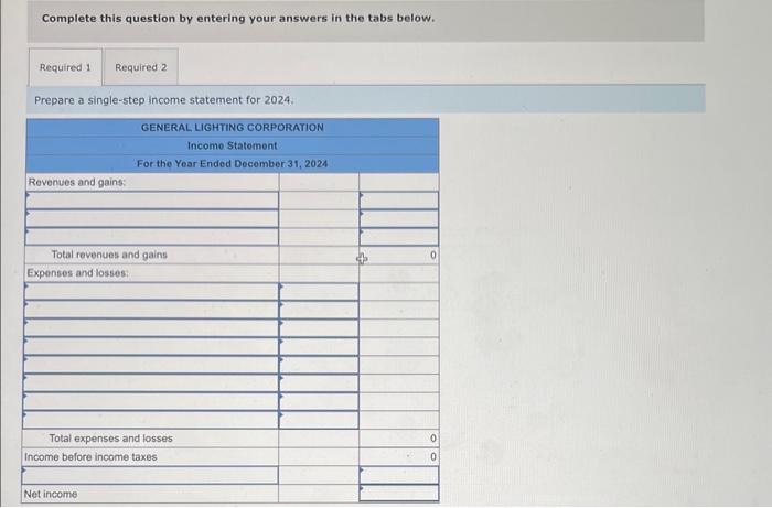 Solved Exercise 4-3 (Algo) Income statement format; single | Chegg.com