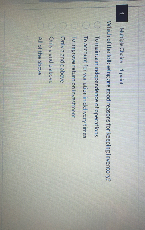 Solved 1Multiple Choice 1 ﻿pointWhich of the following are | Chegg.com