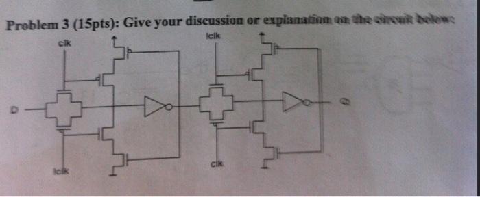 Solved Problem 3 (15pts): Give your discussion or | Chegg.com