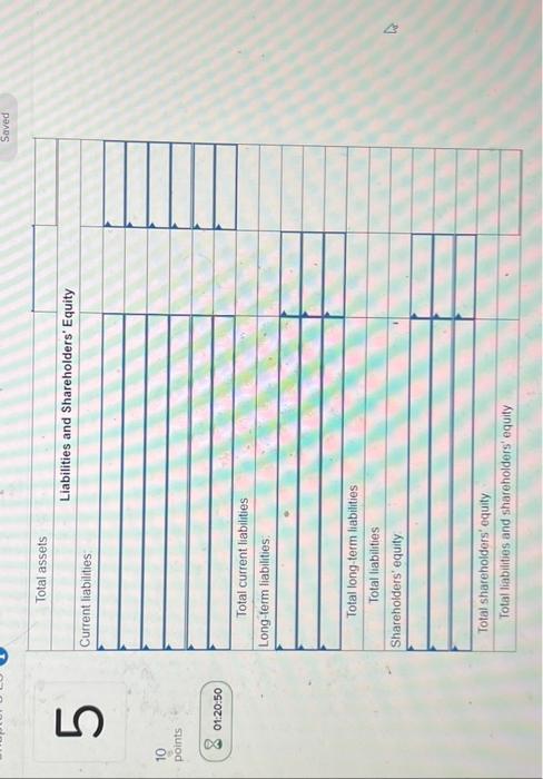 Solved Problem 3-6 (Algo) Balance sheet preparation; | Chegg.com