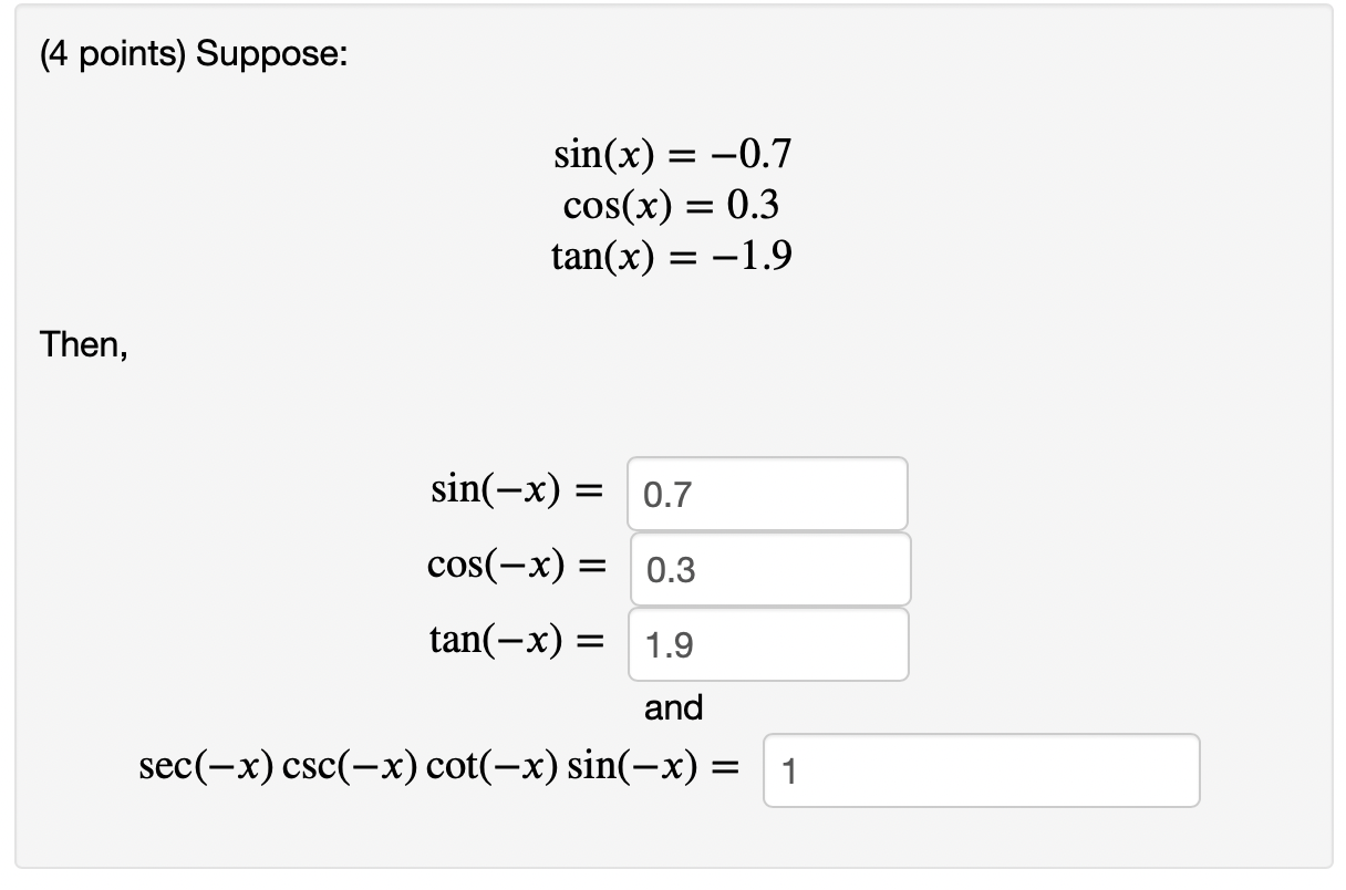 Solved (4 ﻿points) | Chegg.com