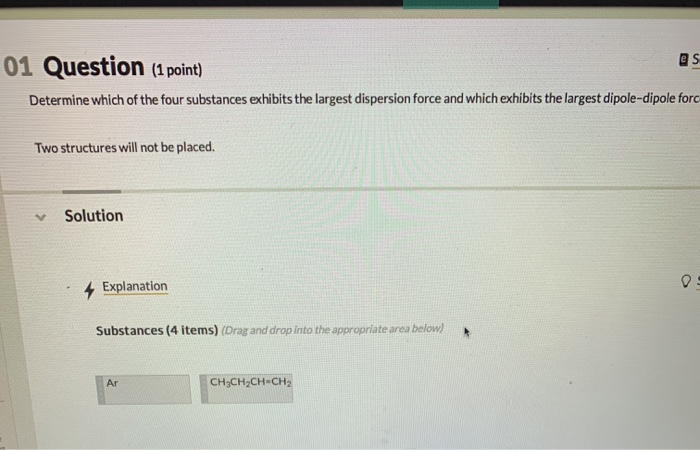 Solved es 01 Question (1 point) Determine which of the four | Chegg.com