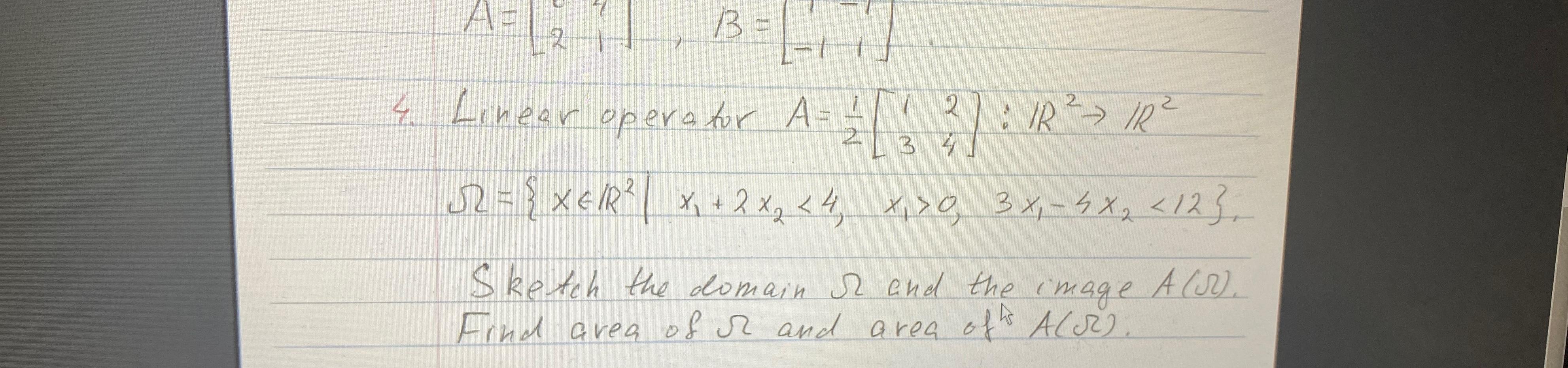 Solved Linear operator | Chegg.com