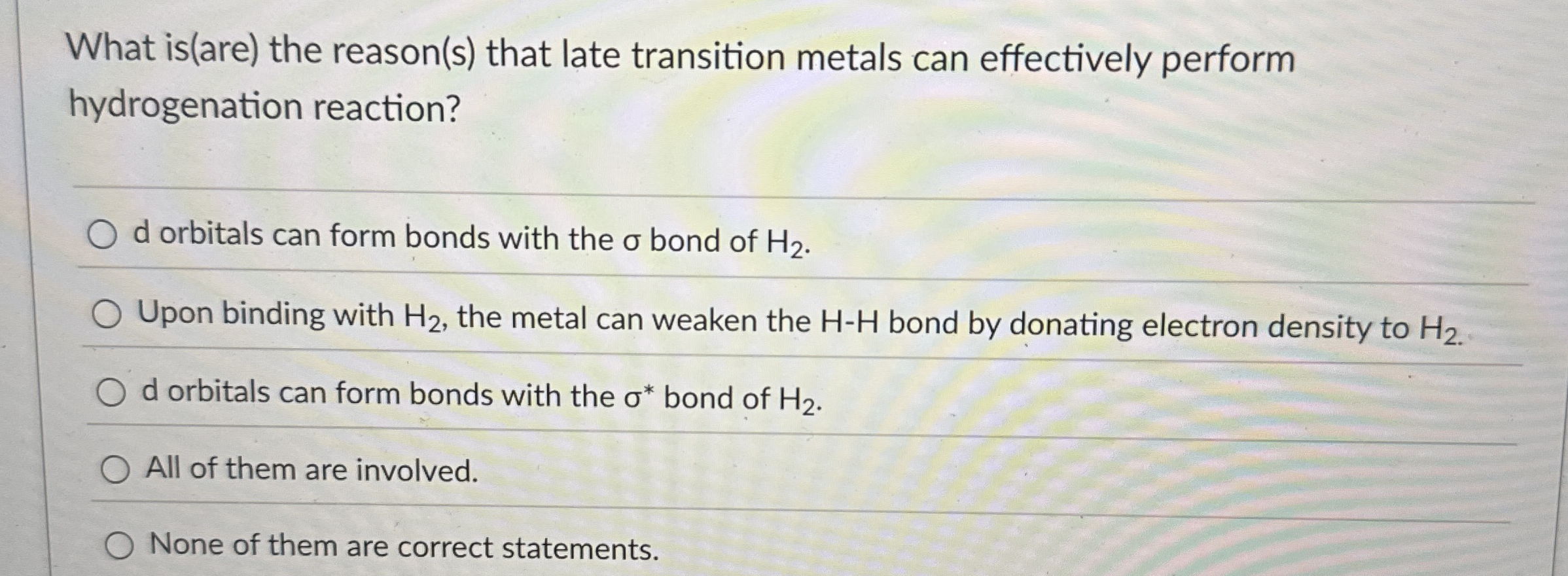 Solved What is(are) ﻿the reason(s) ﻿that late transition | Chegg.com