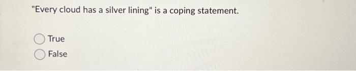 Solved Cognitive restructuring is a tool to let clients know | Chegg.com