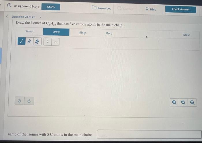 Solved Assignment Score: 42.3% Resources Hint Check Answer