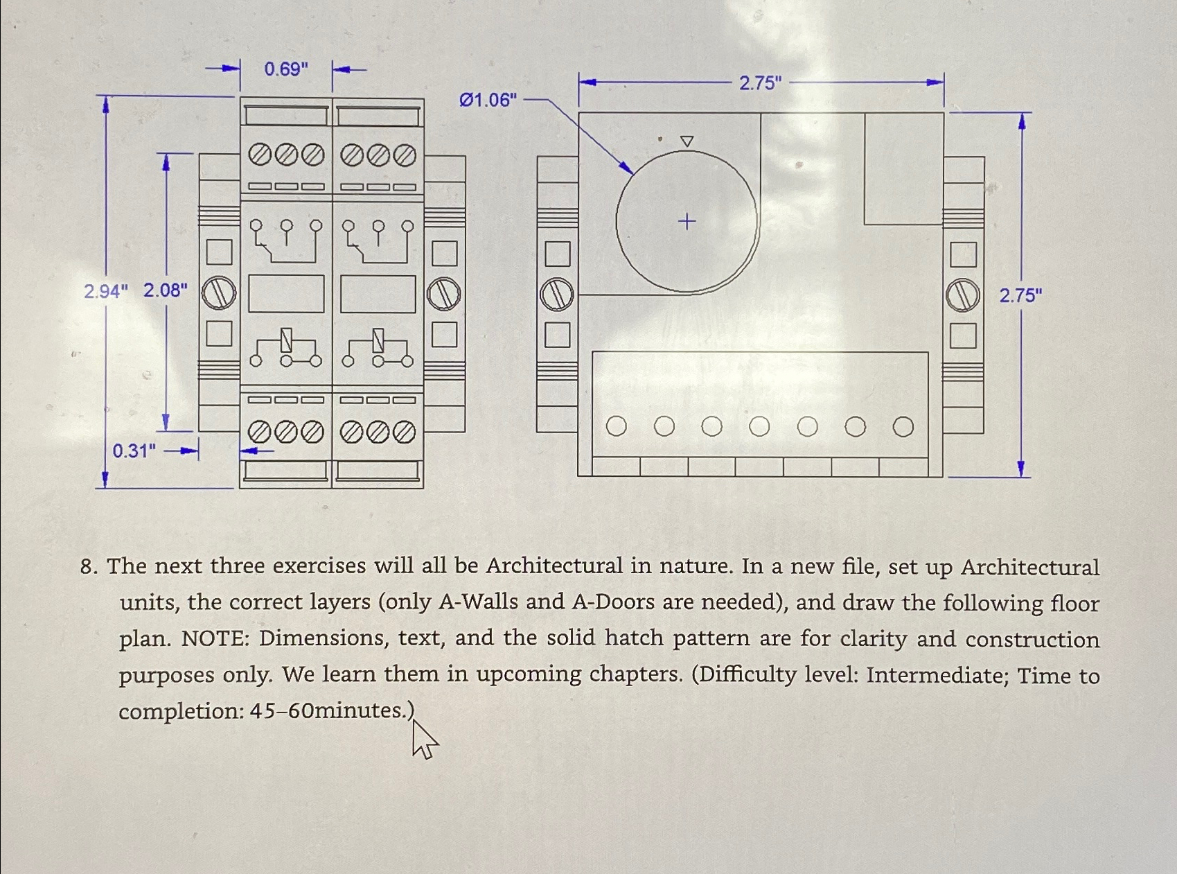 Solved The next three exercises will all be Architectural in | Chegg.com