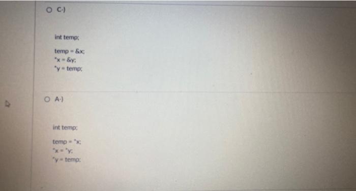 Solved A swap algorithm works as follows: • There are two | Chegg.com
