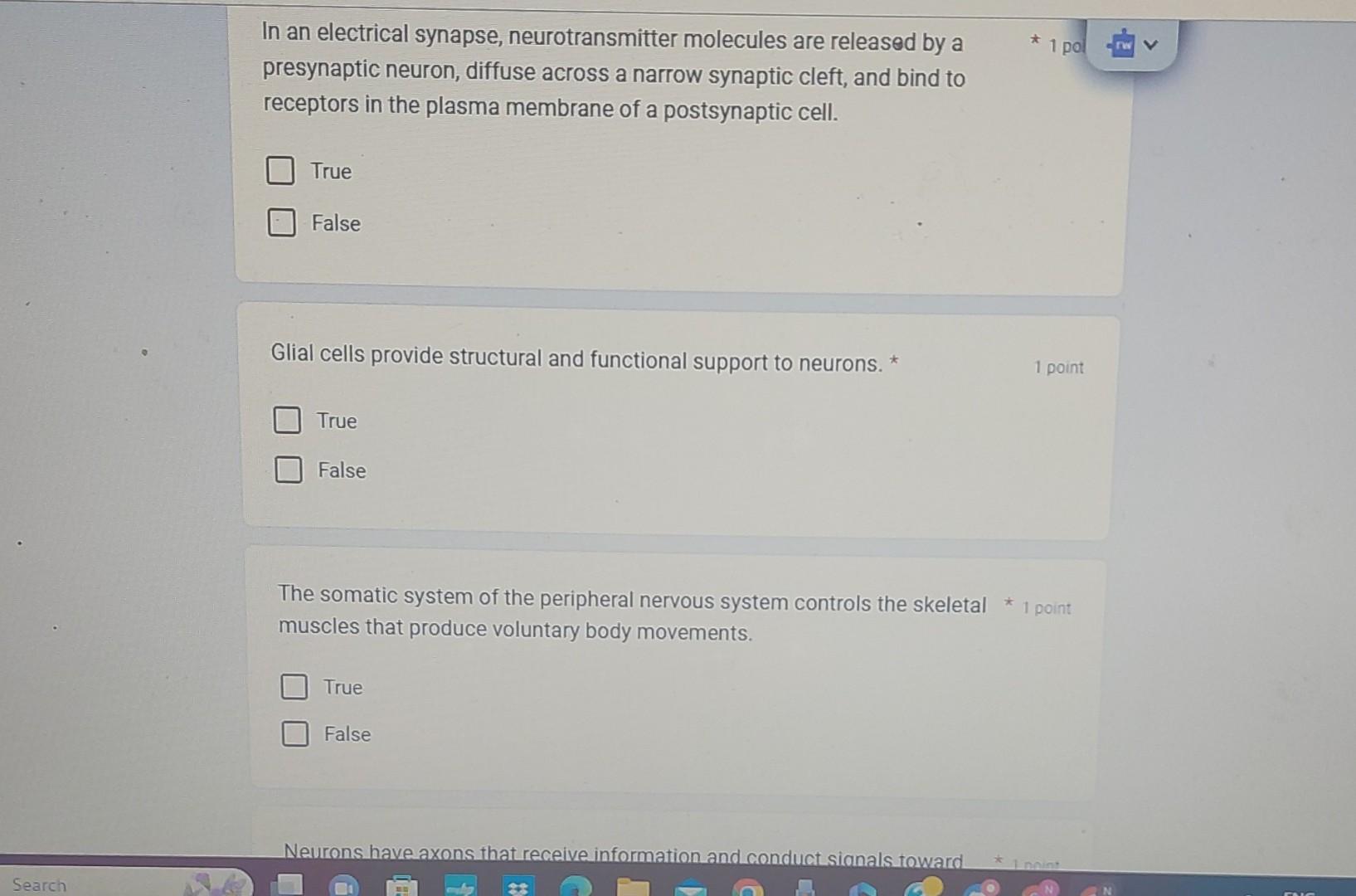 Solved In an electrical synapse, neurotransmitter molecules | Chegg.com