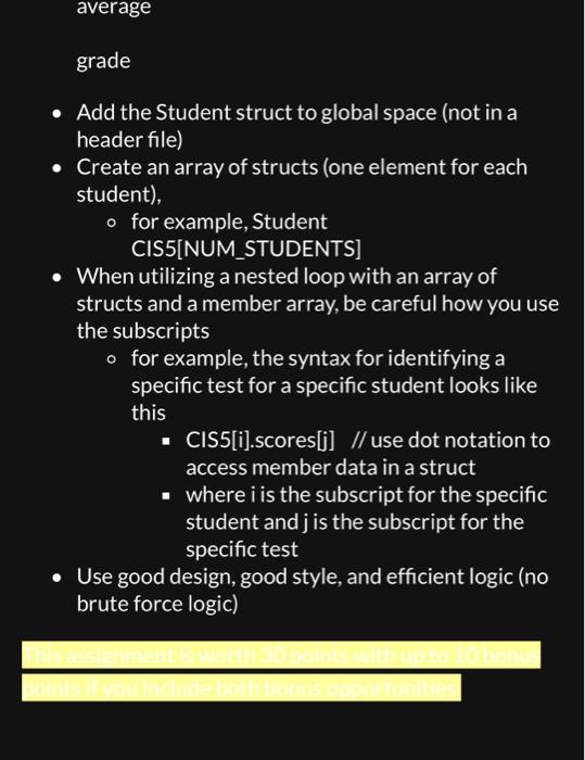 Solved Problem Statement: Nrite a Gradebook program with the | Chegg.com