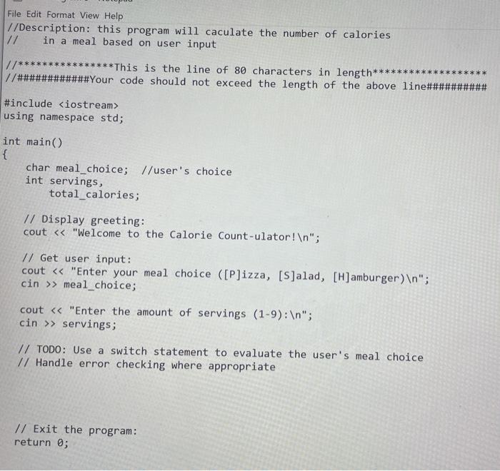 Solved File Edit Format View Help //Description: this | Chegg.com