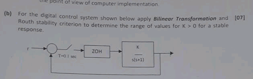 Solved the point of view of computer implementation.(b) ﻿For | Chegg.com