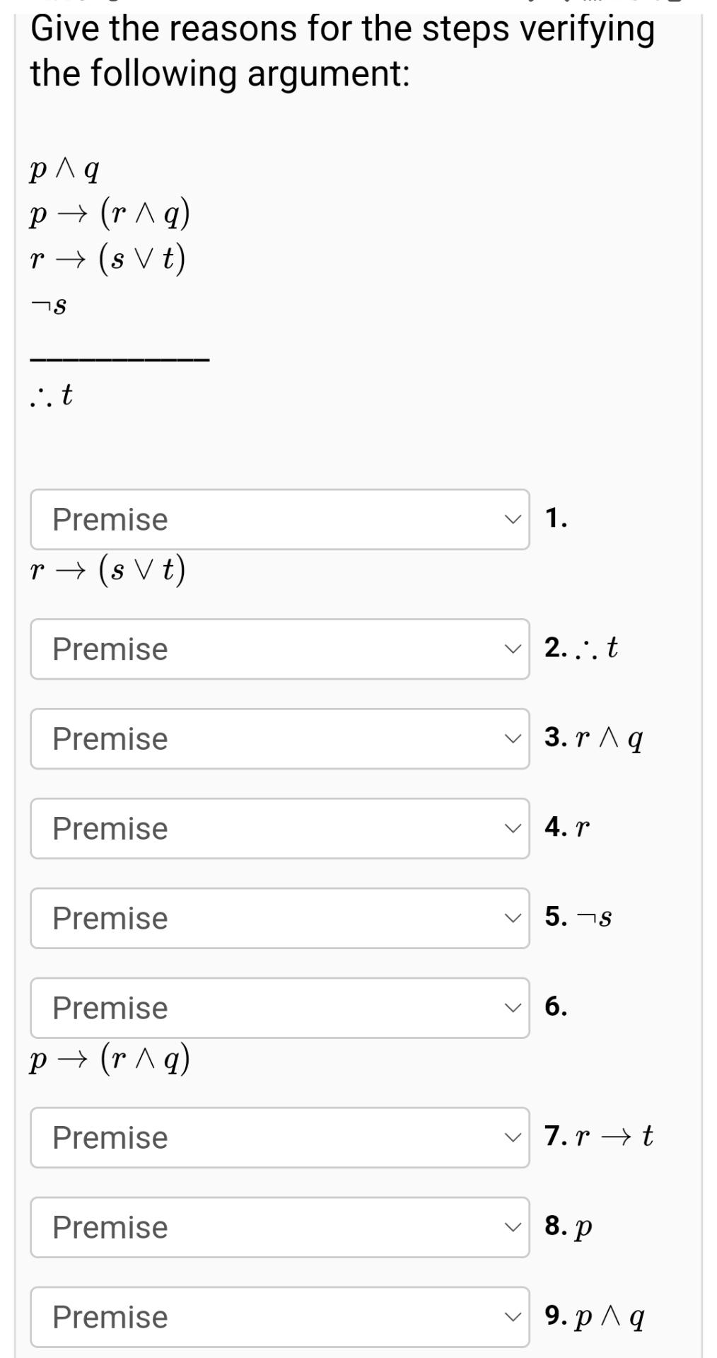 Solved Give the reasons for the steps verifying the | Chegg.com
