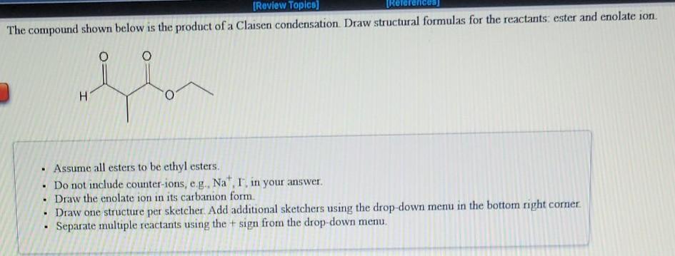 Solved [Review topics (References] The compound shown below | Chegg.com