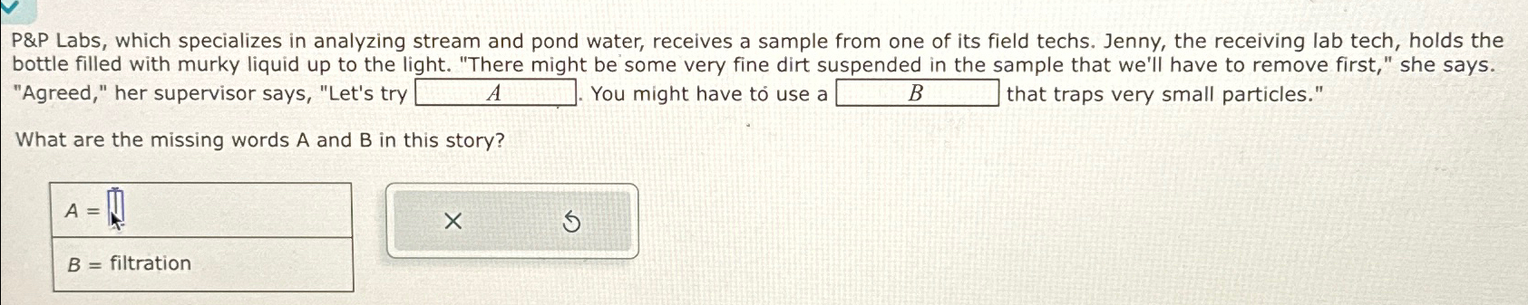 Solved P&P Labs, which specializes in analyzing stream and | Chegg.com