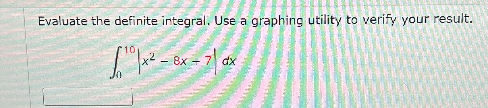 Solved Evaluate the definite integral. Use a graphing | Chegg.com