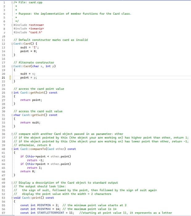 Solved C++, using the source codes provided below (DONT | Chegg.com