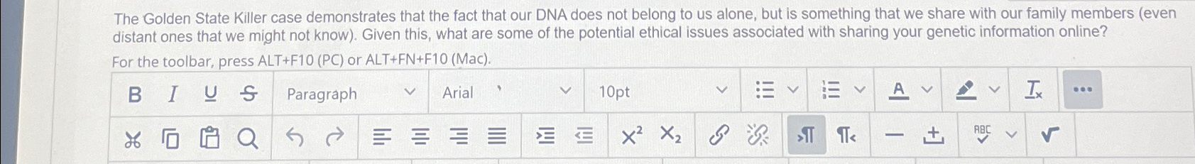 Solved The Golden State Killer case demonstrates that the | Chegg.com