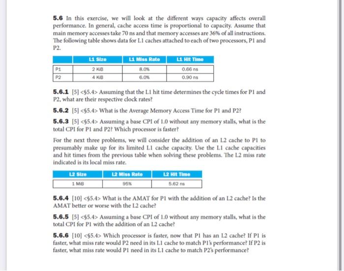 Solved 5.3 For a direct-mapped cache design with a 32 -bit | Chegg.com