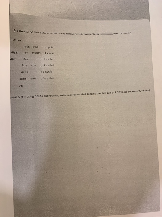 Solved microprocessors and embedded systems. please solve | Chegg.com
