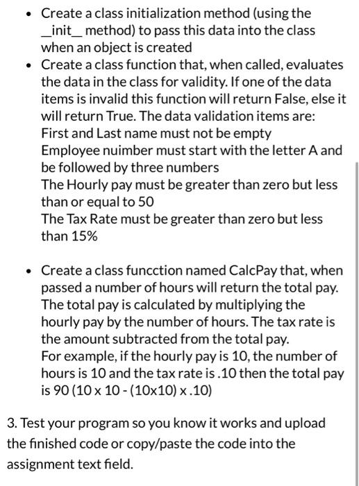 Solved 2. Create a Python program with the following | Chegg.com