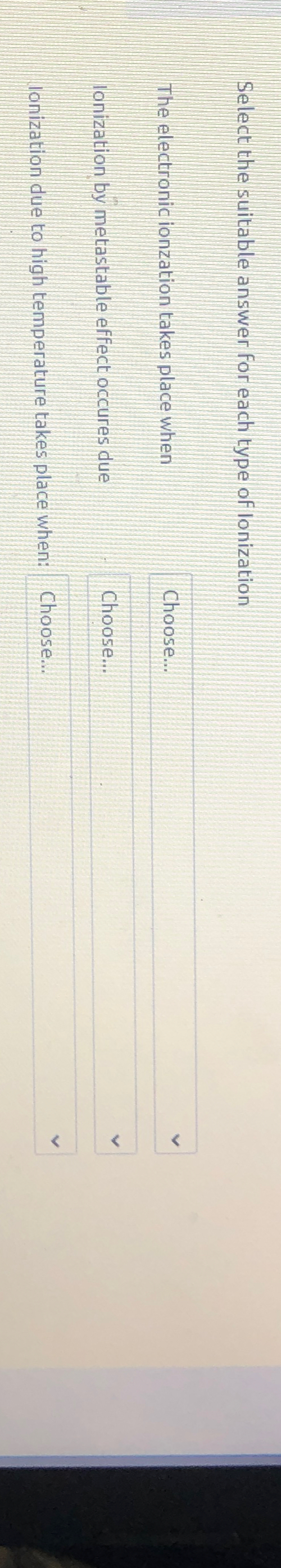 Solved Select the suitable answer for each type of | Chegg.com