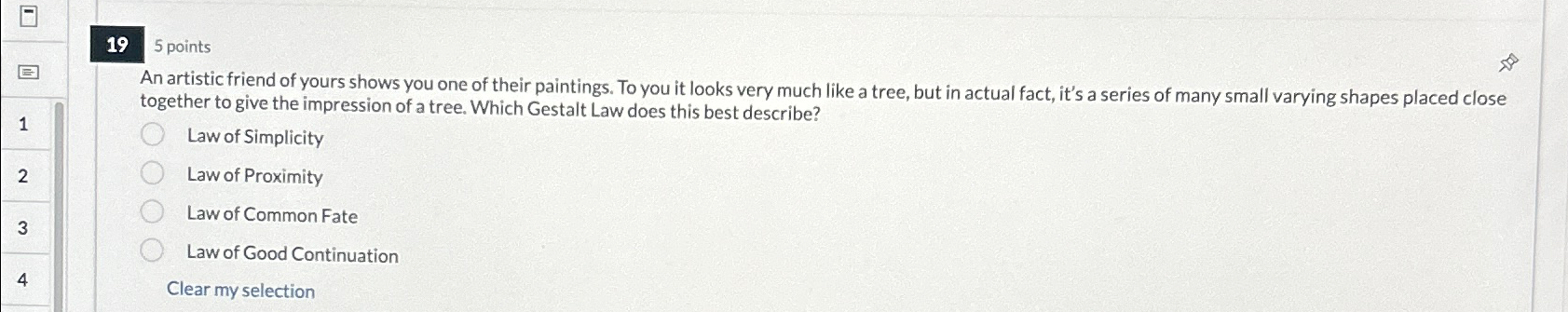 Solved 195 ﻿pointsAn artistic friend of yours shows you one | Chegg.com