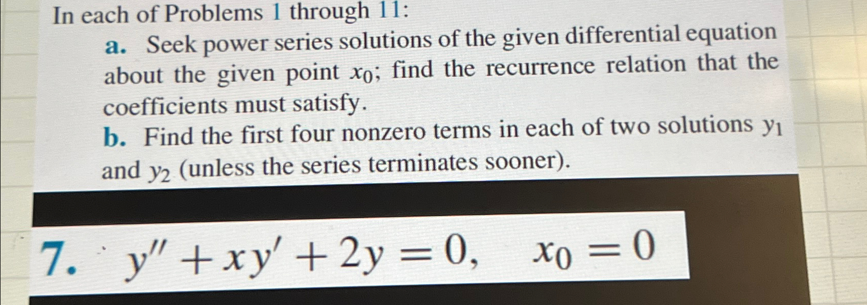 Solved In each of Problems 1 ﻿through 11:a. ﻿Seek power | Chegg.com