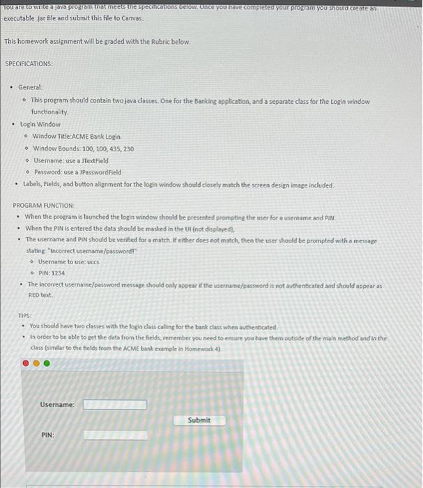 Solved You are to write a java programot meet the | Chegg.com