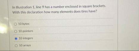 Solved In Illustration 1, ﻿line 9 ﻿has a number enclosed in | Chegg.com