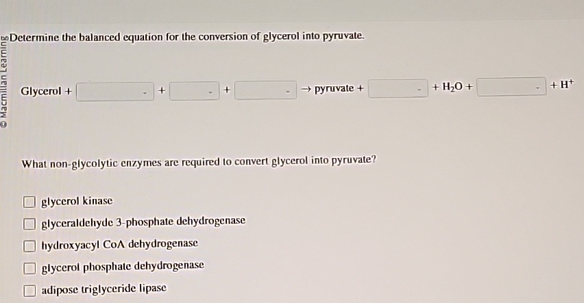 Solved moDetermine the balanced equation for the conversion | Chegg.com