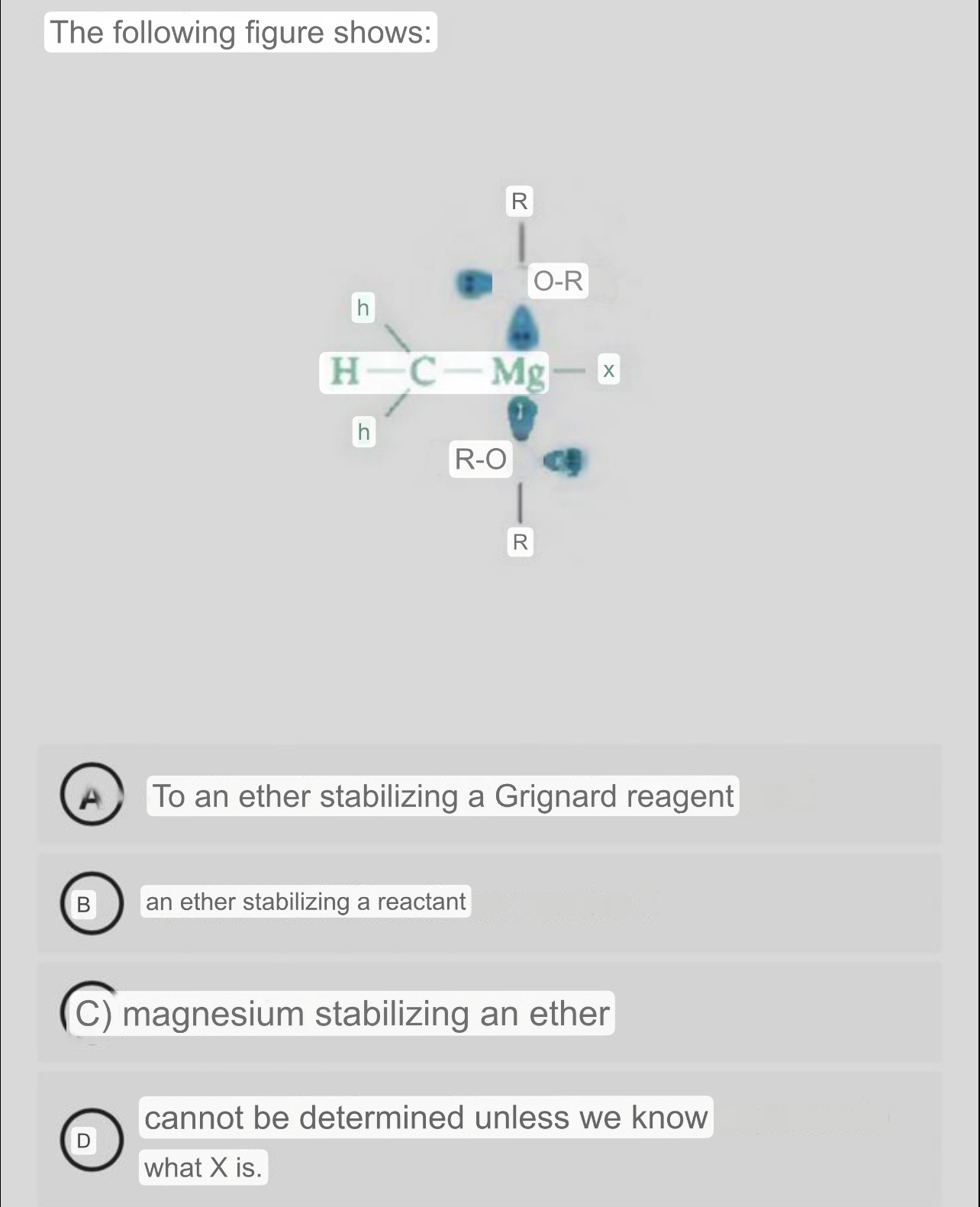 Solved The following figure shows:A) ﻿to an ether | Chegg.com