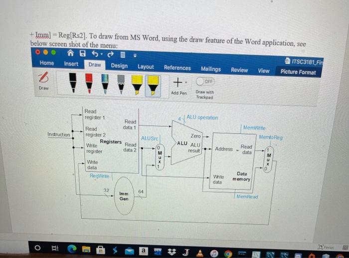Solved 4. (5%) The following diagram shows the data path and | Chegg.com
