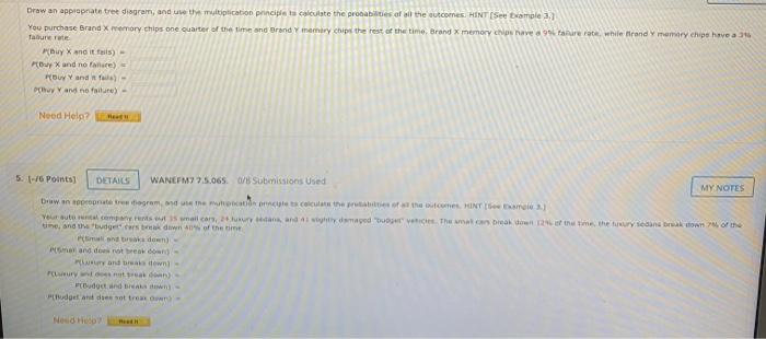 Solved Draw a propriate tre dagam, and use the | Chegg.com