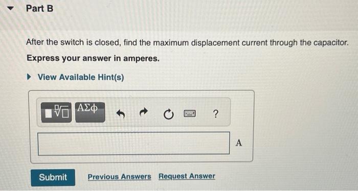 Solved A simple series circuit consists of a 100Ω resistor, | Chegg.com