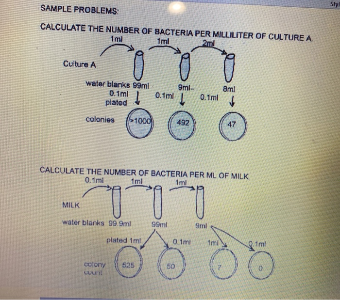 Solved 4. Styles Calculate the CFU/mml or gr unknown. Use | Chegg.com