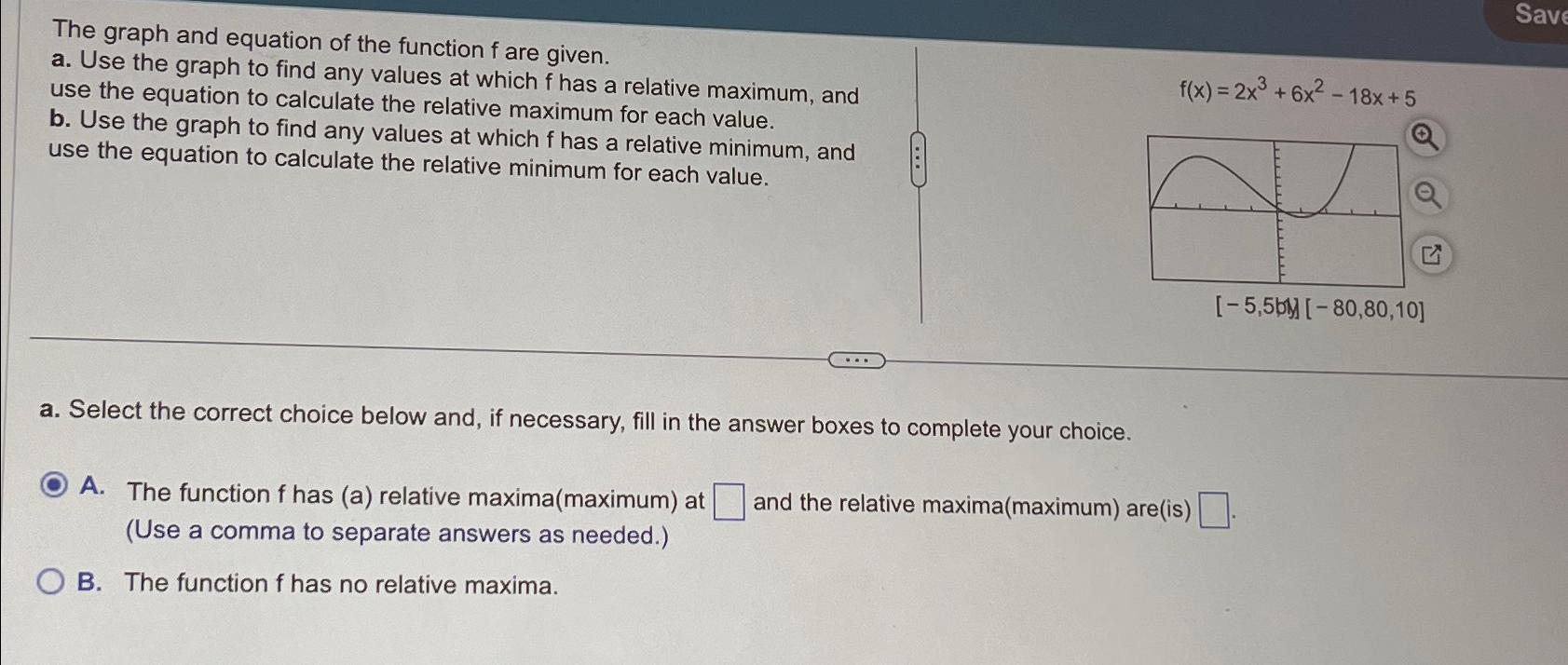 Solved The graph and equation of the function f ﻿are | Chegg.com