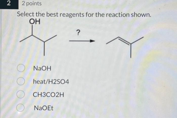 Solved Select the best reagents for the reaction shown HBr | Chegg.com