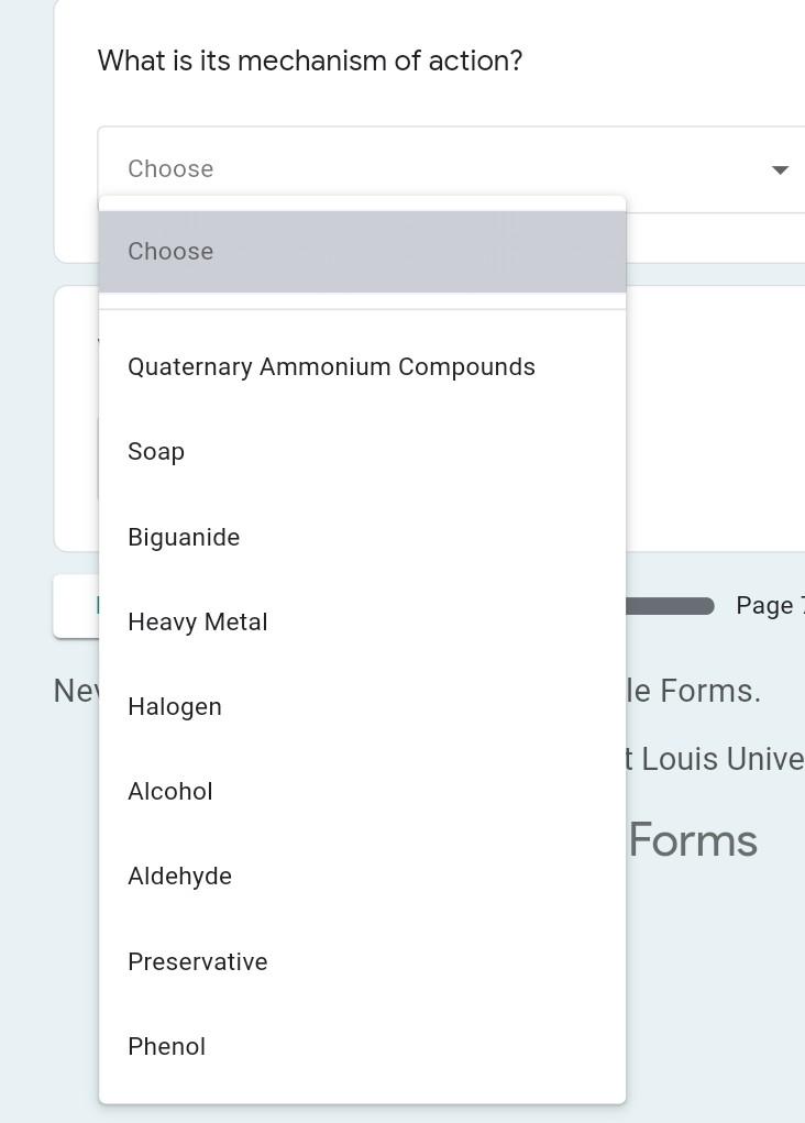 Solved Drug No. 1 Zephiran onun chien ANTISEPTIC 1:750 ARLOS | Chegg.com