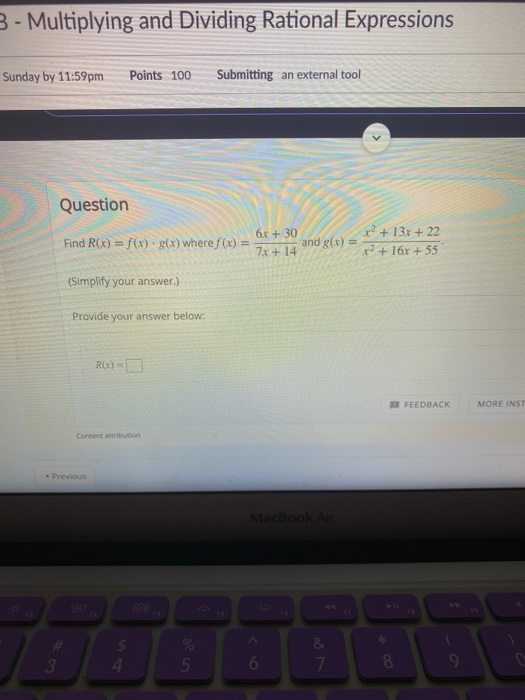 Solved 3 - Multiplying and Dividing Rational Expressions | Chegg.com
