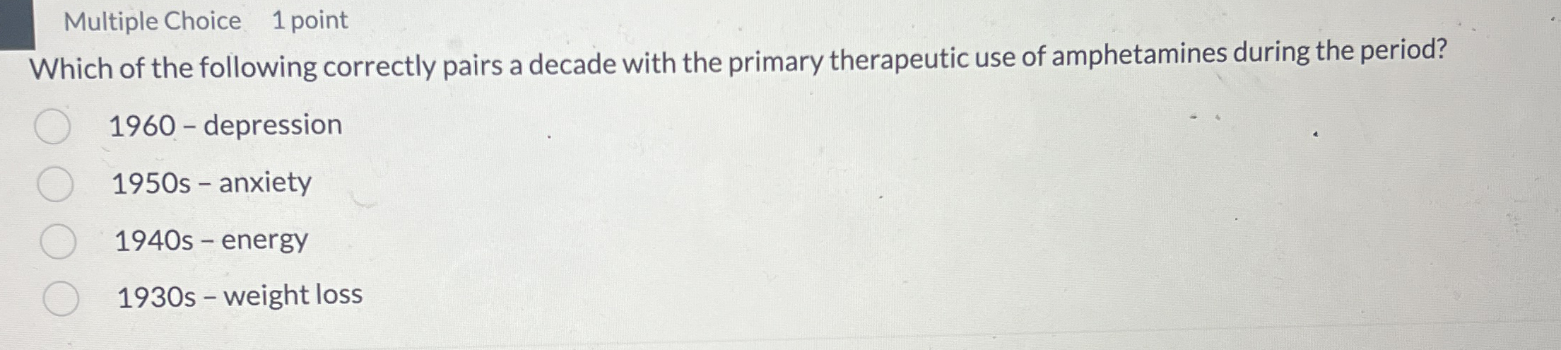 Multiple Choice 1 ﻿pointWhich of the following | Chegg.com