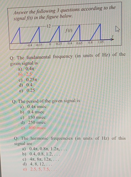 Solved Answer the following 3 ﻿questions according to the | Chegg.com